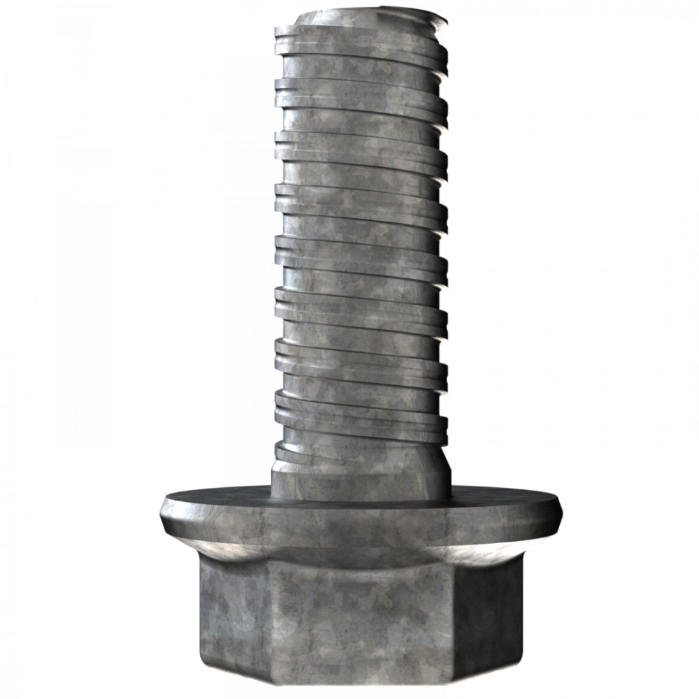 Bulón rosca cuadrada 7/8" x 3" p/parante